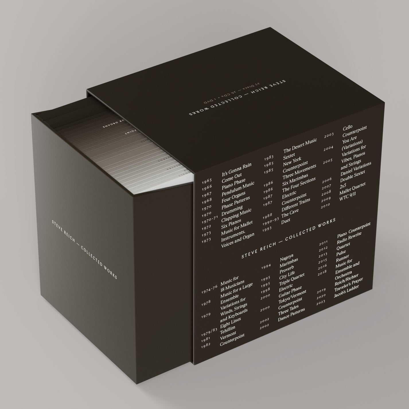 Steve Reich Collected Works 27-Disc Box Set – Nonesuch